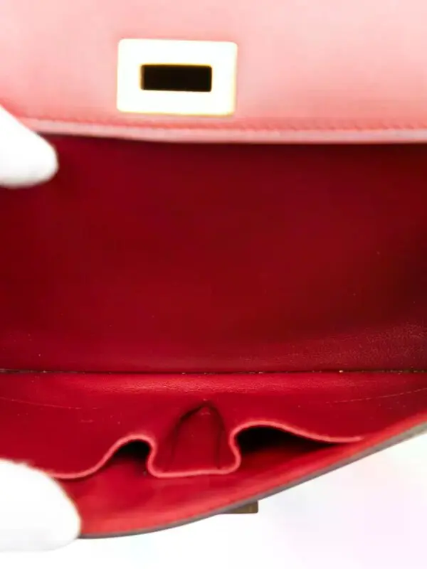 Celine 2013 Medium Classic Box Crossbody Bag - Red