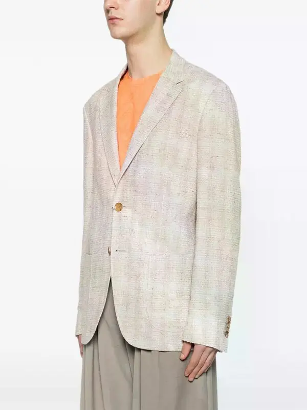 Etro Button-up Blazer - Neutrals