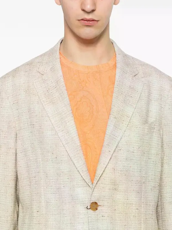 Etro Button-up Blazer - Neutrals
