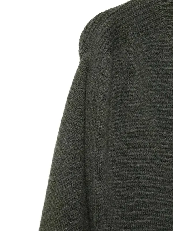 SA SU PHI V-neck Cashmere Sweater - Green