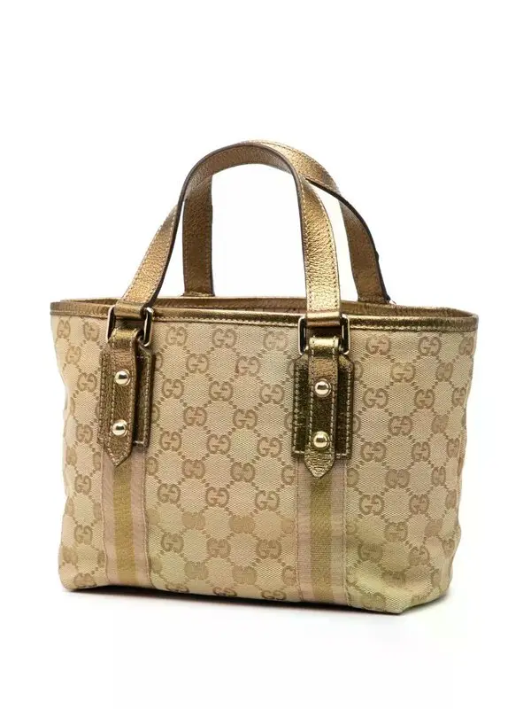 Gucci Gg Canvas Jolicoeur Handbag - Brown