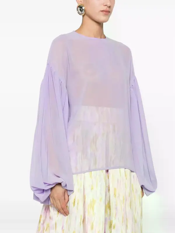GIADA CURTI Balloon-sleeve Top