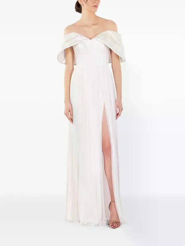IMROSKA Embroidered Maxi Dress