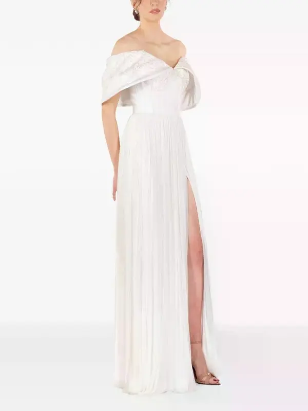 IMROSKA Embroidered Maxi Dress