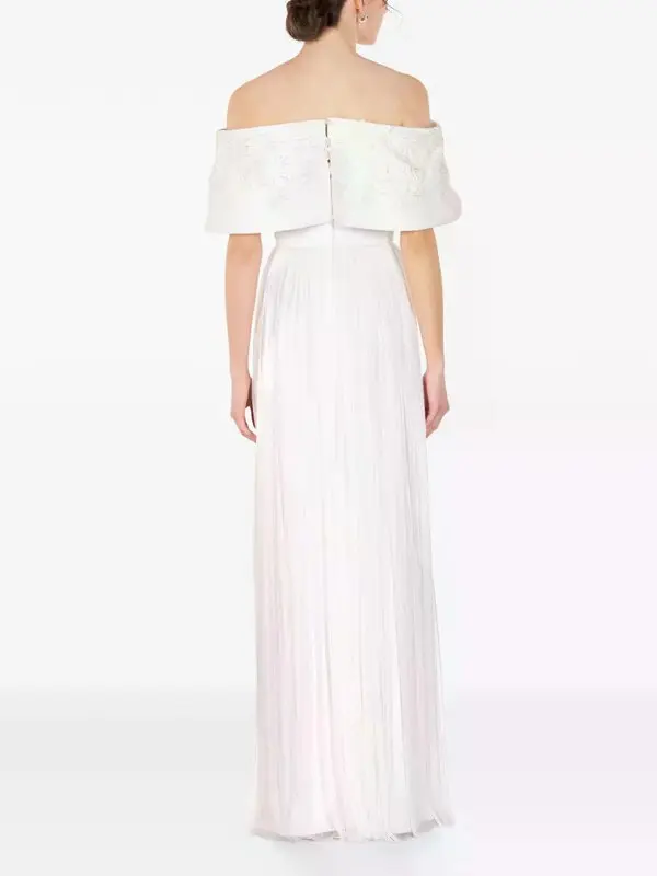IMROSKA Embroidered Maxi Dress