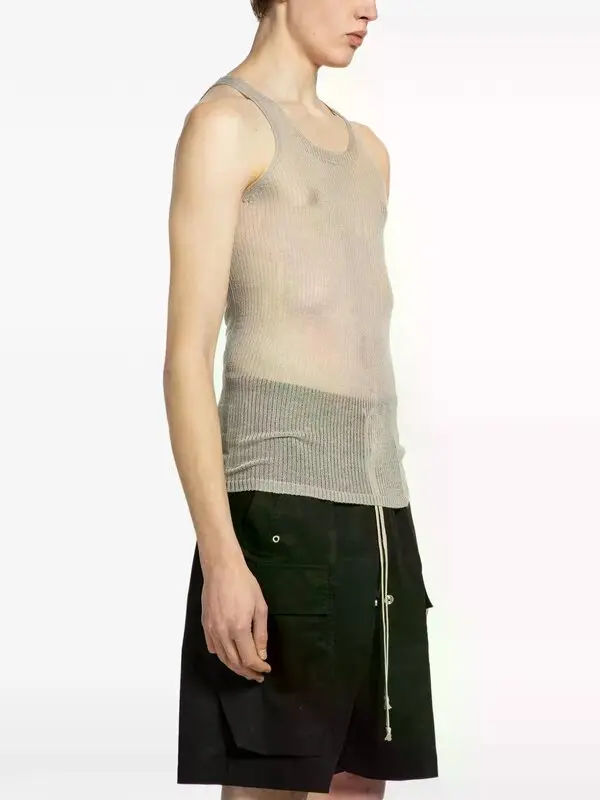 Rick Owens Knitted Tank Top - Neutrals