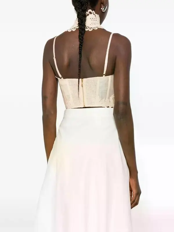 Zimmermann Rebellion Filigree-collar Corset