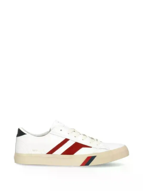 PRO-KEDS 1949 Royal Classic Striped Leather Sneakers - White