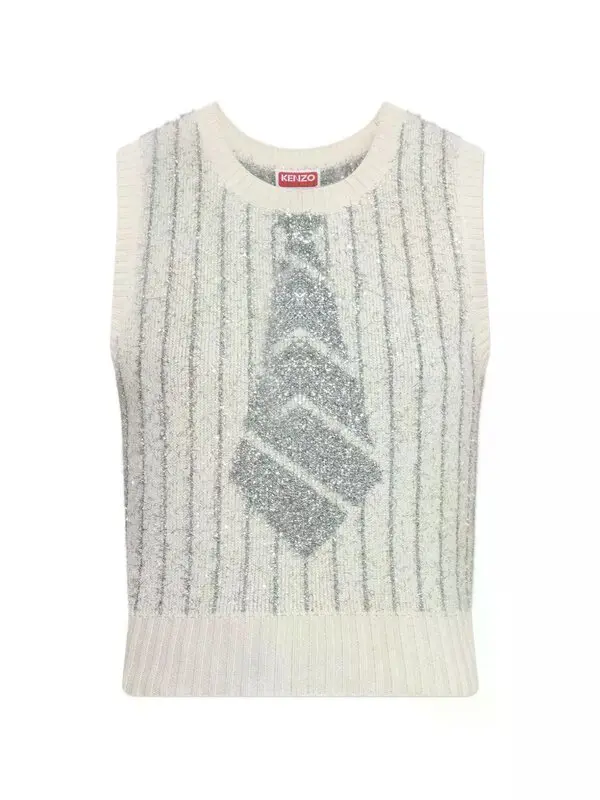 Kenzo Lurex Knitted Vest