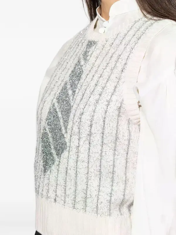 Kenzo Lurex Knitted Vest