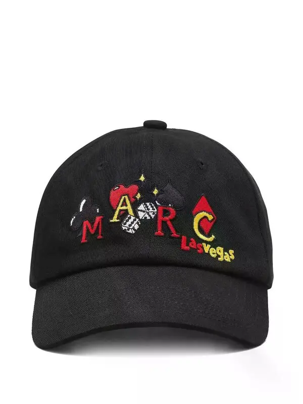Marc Jacobs The City Embroidered Baseball Cap - Black