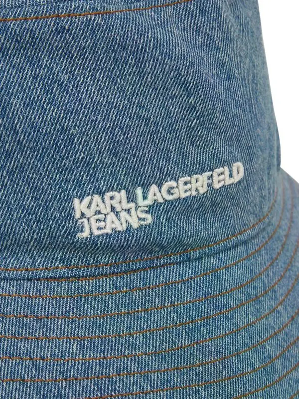 Karl Lagerfeld Logo Bucket Hat