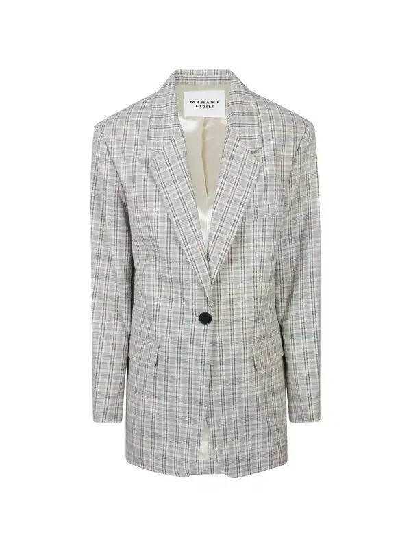 MARANT ETOILE Checked Buttoned Jacket