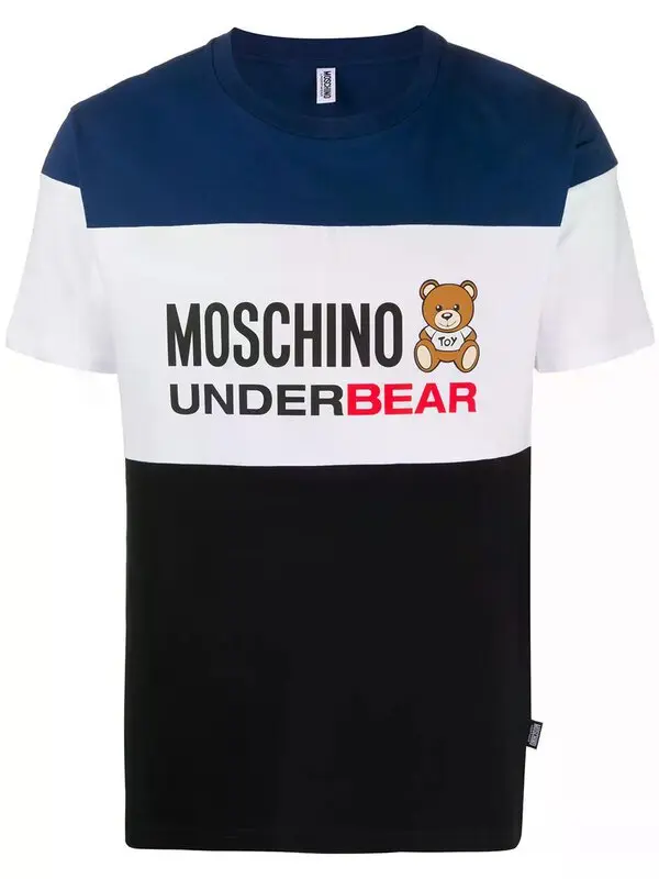 Moschino Underbear Striped T-shirt - Blue