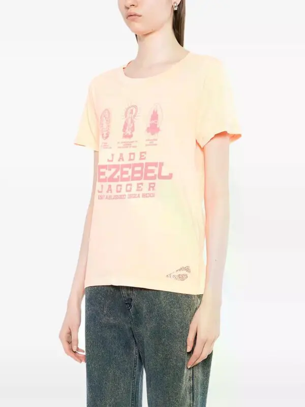 JADE JAGGER Logo-print T-shirt
