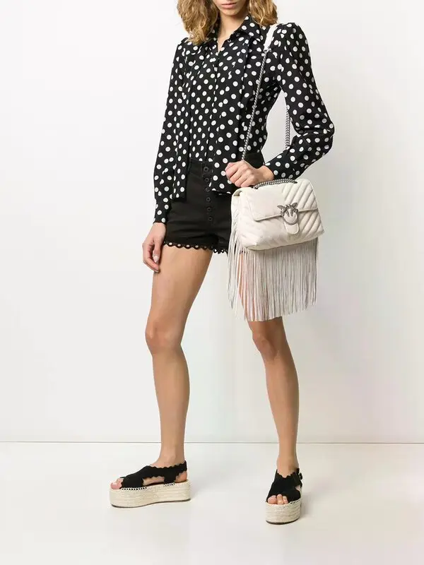 DONDUP Denim Eyelet Shorts