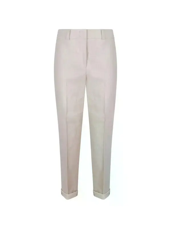 Peserico Turn-up Trousers - Neutrals