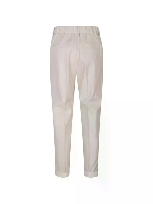 Peserico Turn-up Trousers - Neutrals