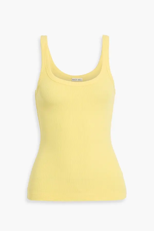 ALEX MILL 365 Ribbed Tank - Yellow