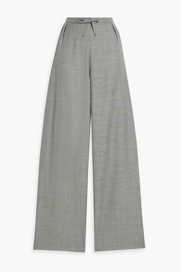 Loulou De Saison Wool-twill Straight-leg Pants - Anthracite