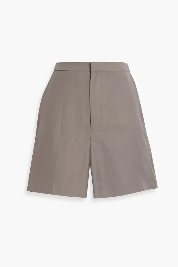 Loulou De Saison Simai Twill Shorts - Taupe