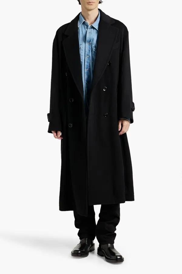 TOM FORD Double-breasted Wool-felt Coat