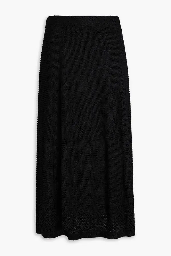 Zimmermann Crochet-knit Midi Skirt