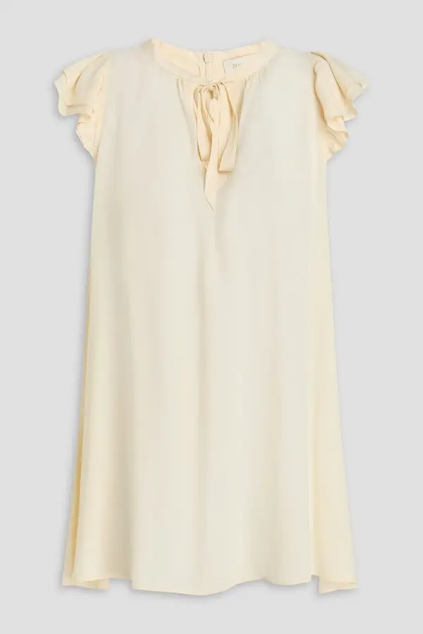 Zimmermann Ruffled Crepe Top