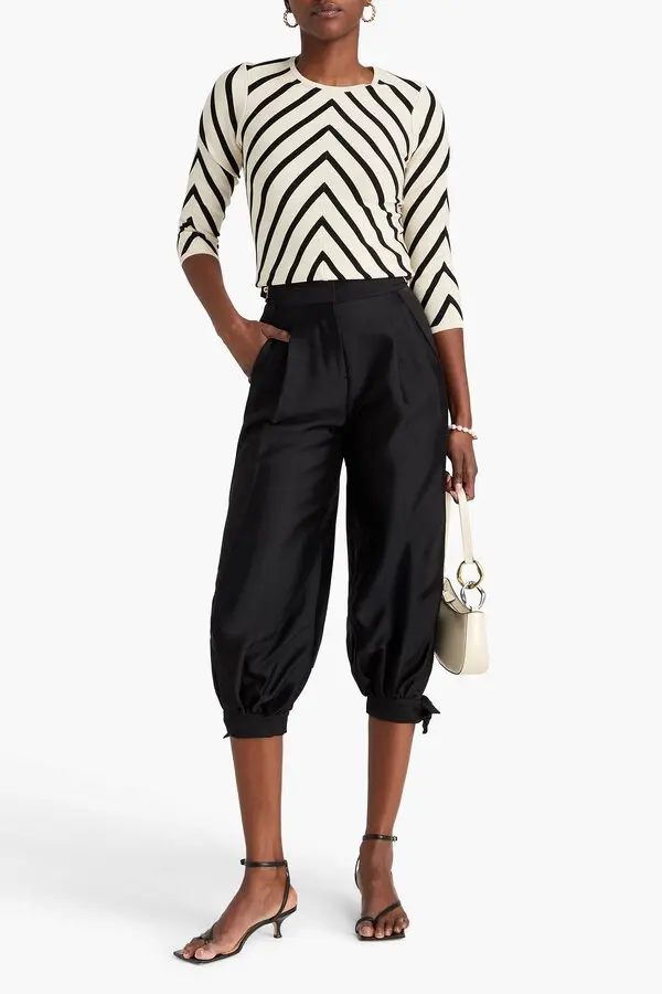 Zimmermann Striped Ribbed Jersey Top