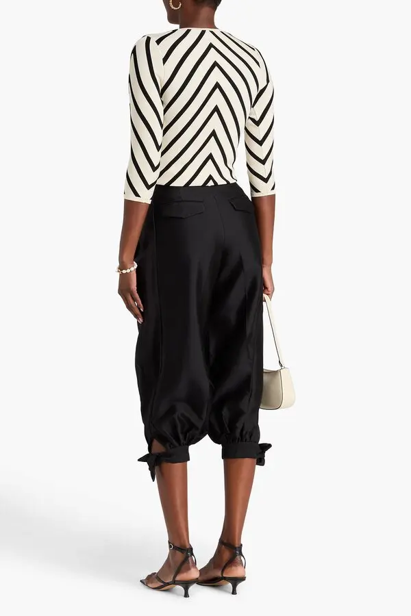 Zimmermann Striped Ribbed Jersey Top