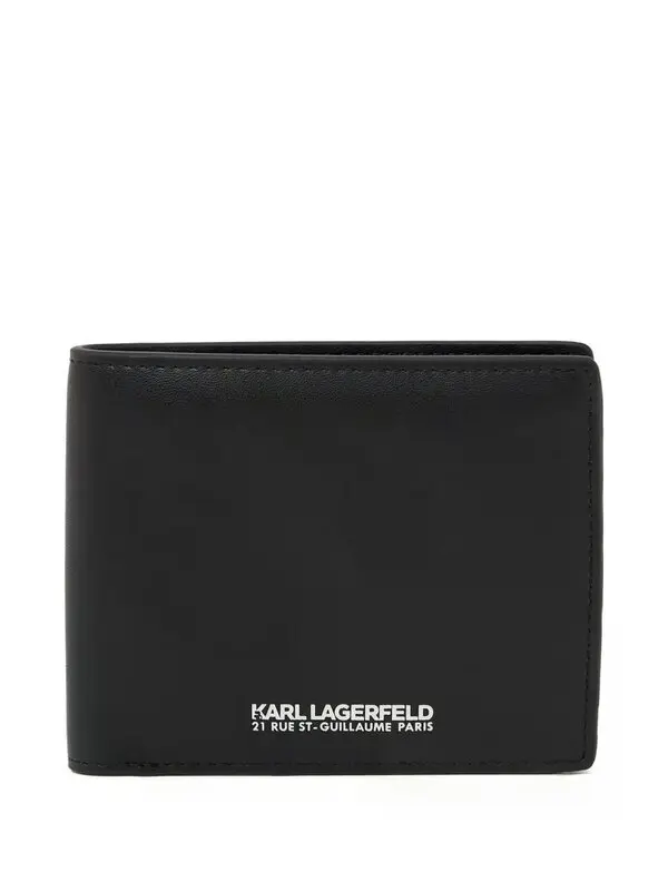 Karl Lagerfeld K/traveller Logo-print Wallet - Black