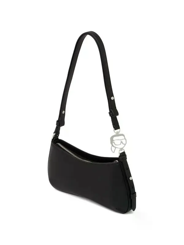 Karl Lagerfeld Logo-plaque Shoulder Bag - Black