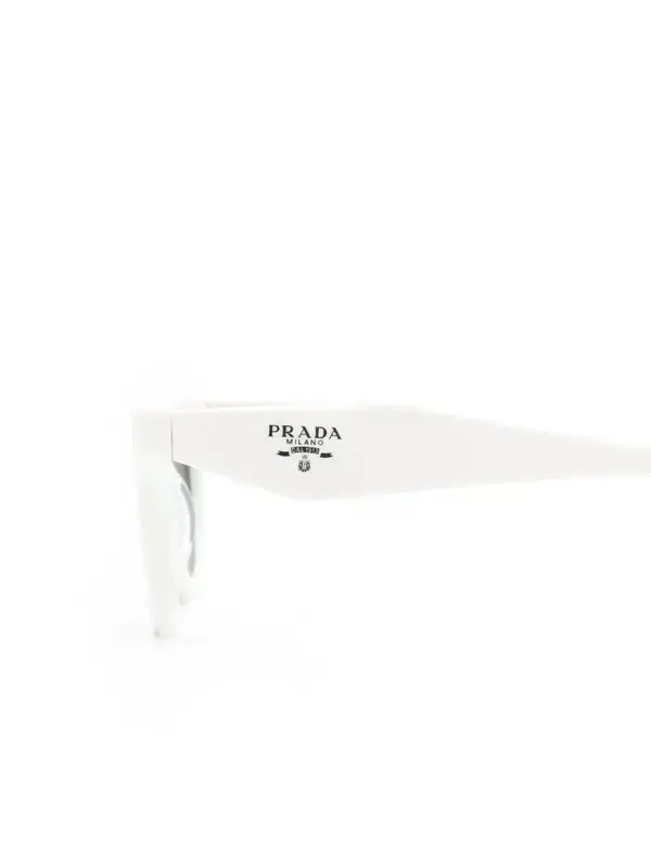 Prada Rectangle-frame Sunglasses - White
