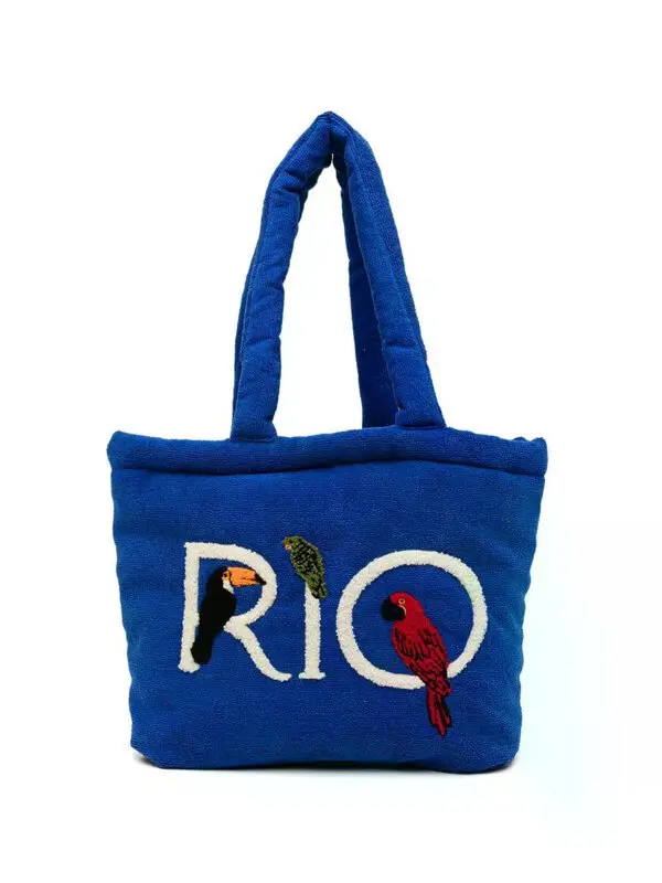 Farm Rio Rio Tote Bag - Blue