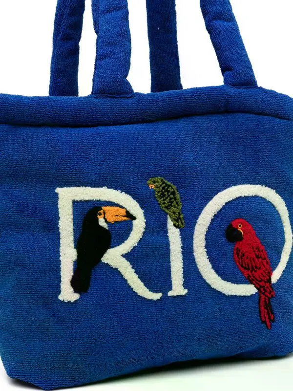 Farm Rio Rio Tote Bag - Blue