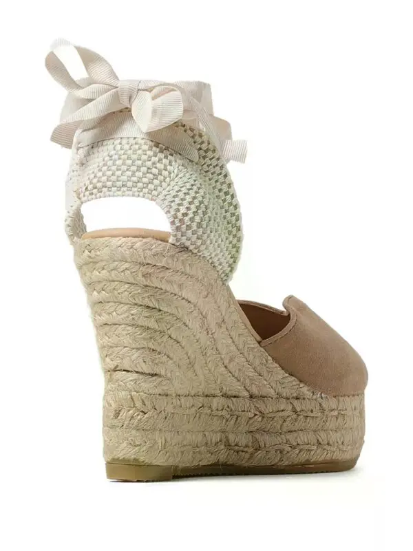 Manebí Platform Ribbon Lace-up Espadrilles