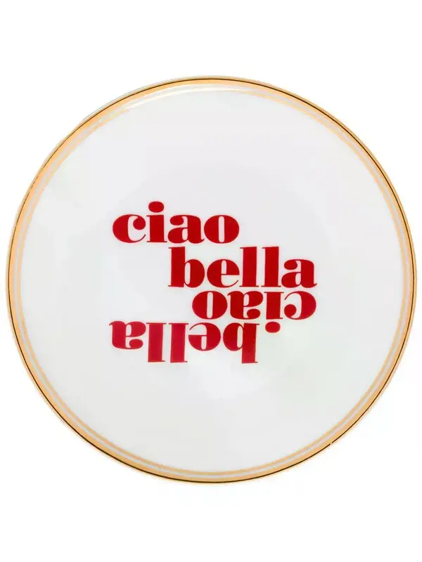 BITOSSI HOME Ciao Bella Plate - White