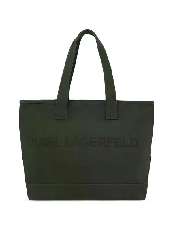 Karl Lagerfeld Logo-detail Tote Bag - Green