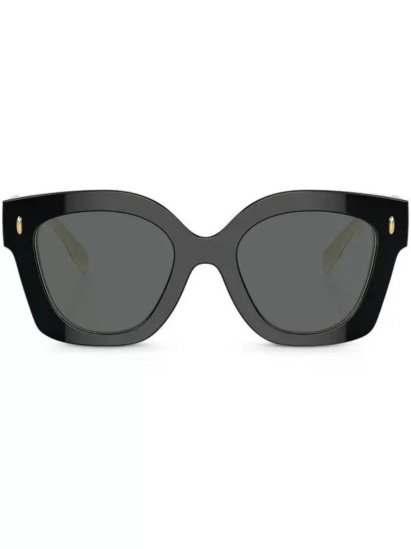 Tory Burch Miller Pushed Square-shape Sunglasses - Black