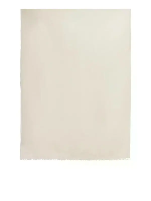 Max Mara Jacquard Logo Wool Scarf - Neutrals