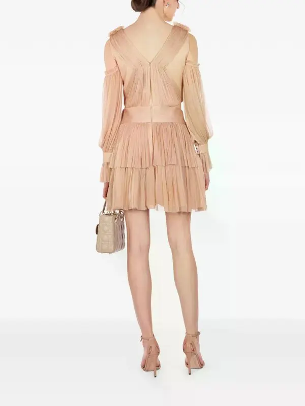 IMROSKA Daisy Cut-out Mini Dress