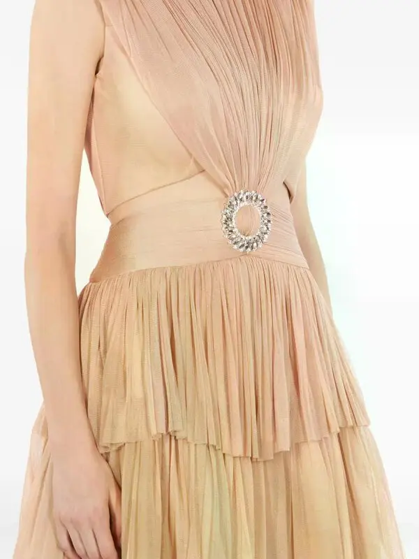 IMROSKA Daisy Cut-out Mini Dress