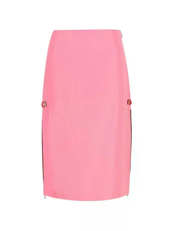 Fendi Midi Skirt With Zip Details