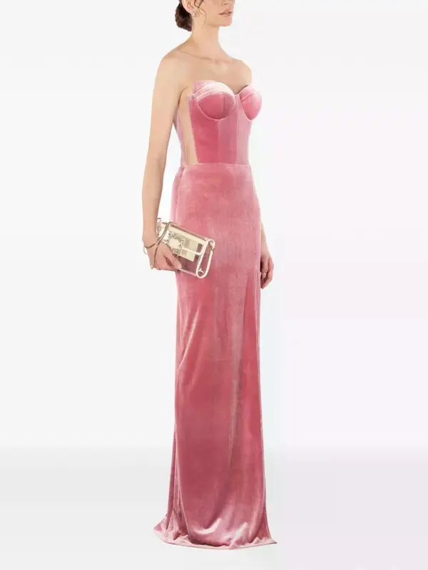 IMROSKA Strapless Maxi Dress