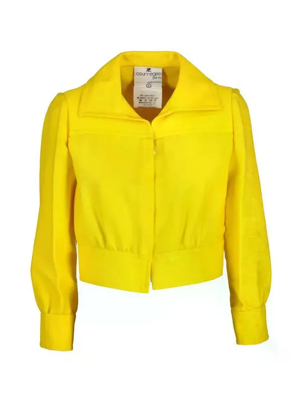 COURREGES Cropped Classic-collar Jacket