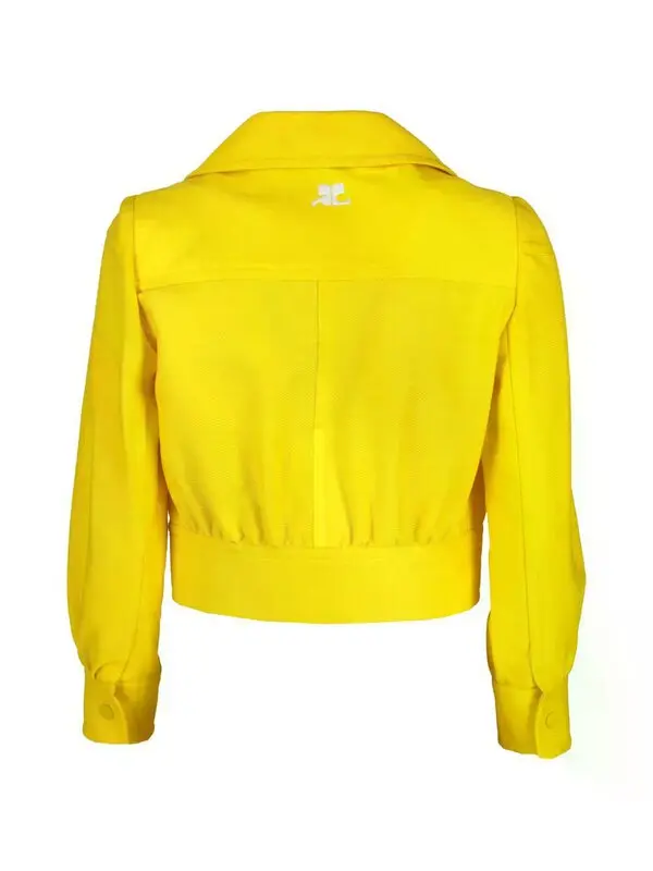 COURREGES Cropped Classic-collar Jacket