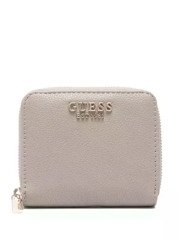 Guess Logo-plaque Wallet - Grey