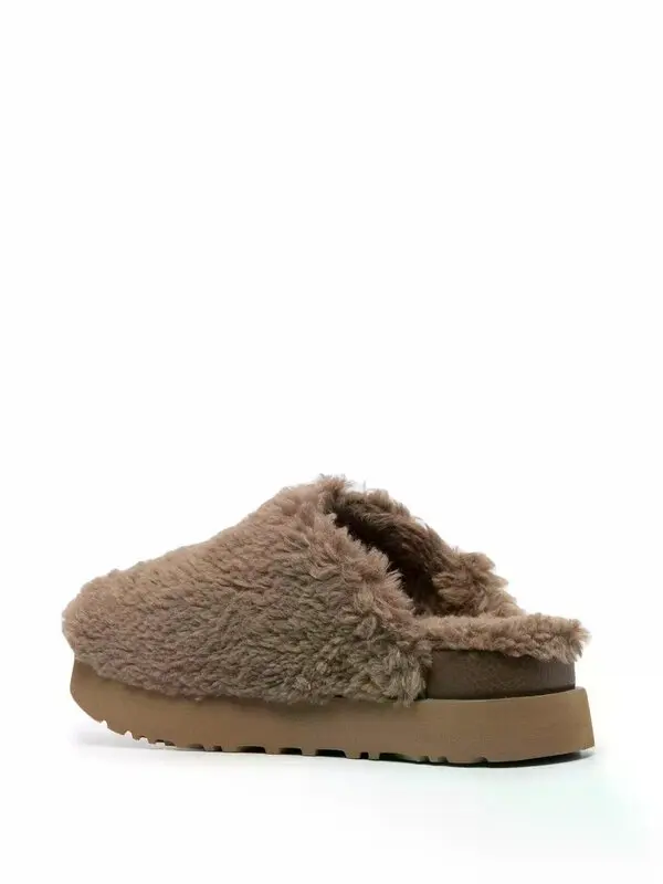 UGG Platform Shearling Slippers