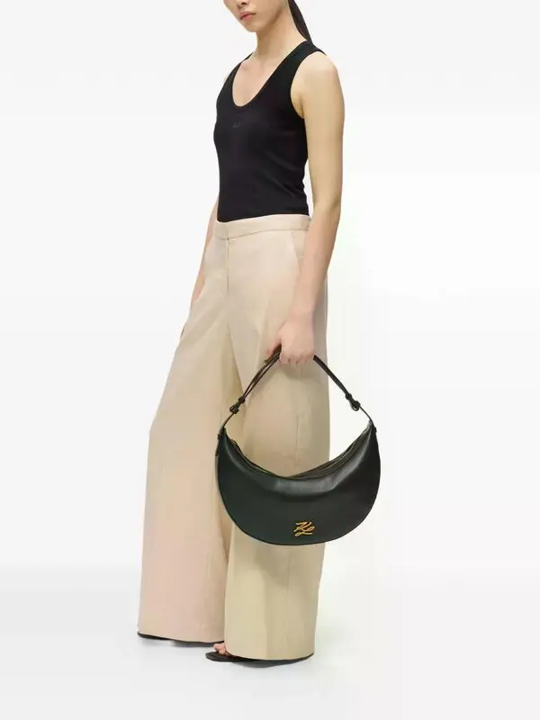 Karl Lagerfeld K/autograph Leather Shoulder Bag