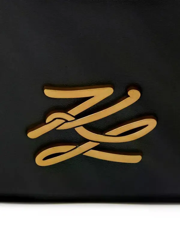 Karl Lagerfeld K/autograph Leather Shoulder Bag